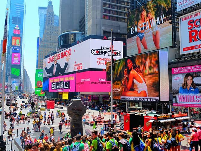 Things to do and see in Times Square - NewYork.co.uk